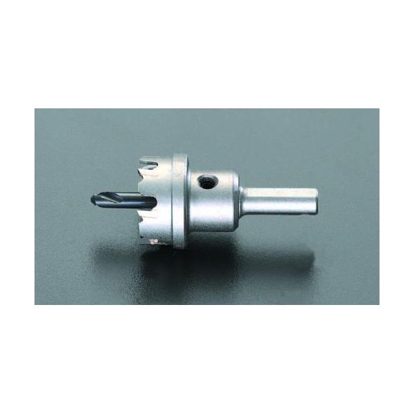 ●回転専用●鋼板、ステンレス板から合成樹脂まで切削する切れ●用途…板厚4mmまでの鋼板、ステンレス板、銅板、アルミ板など穴あけ●材質…センタードリル：コバルトハイス、超硬チップ付●刃先径…43mm●シャンク径…10mm●刃数…10枚●有効長...