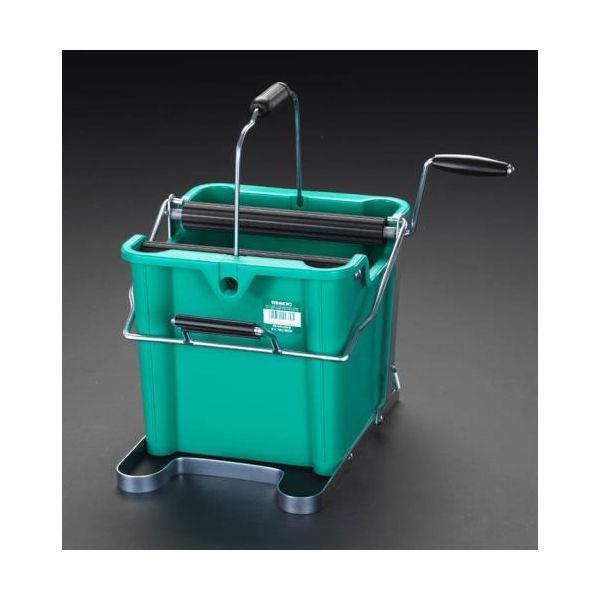 ●材質…本体：ポリプロピレン、フレーム：スチールにユニクロメッキ●容量…14L●サイズ…外形寸法：480×405×288(H)mmバケツのみ寸法：310×320×284(H)mm●ホースホルダー付類似商品はこちら エスコ EA928AB-3...