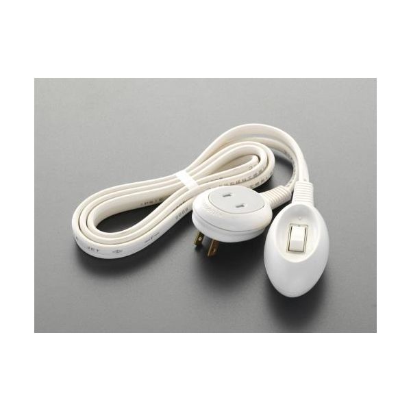 ●離れた場所にある電気器具を手元でON/OFF●定格容量…15A・125V(1500W)●VFF2.0mm2×2心●ほこり、ゴミの進入を防ぐ扉付き●コード長…3m類似商品はこちらエスコ EA940CB-18A 125V/151,611円エス...