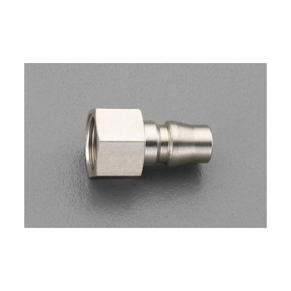 ●材質…焼入鋼（ニッケルメッキ）●エアー用●ねじサイズ…G（PF）1/4”●ねじ長さ…10.5mm●プラグ長さ…20.2mm●全長…34mm●重量…約25g●最高使用圧力…3.5MPa●使用温度範囲…-20℃〜100℃●エアー流量…1375...