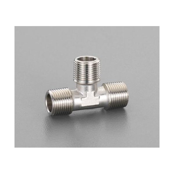 ●材質…真鍮（ニッケルメッキ）●最高使用圧力…0.8MPa●ねじ径…R（PT）1/4”●六角対辺…11mm●サイズ（mm）…b：42、h：21●ねじ有効長…11mm●重量…約30g類似商品はこちらエスコ EA141CC-4 R　1／2　T型...