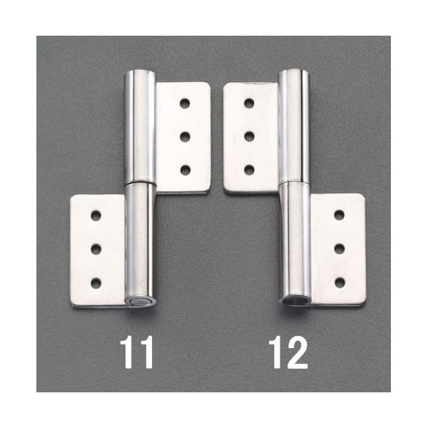 ●材質…ステンレス(SUS304)●仕上げ…バフ研磨●サイズ…全長：100mm、幅：60mm、厚み：2.5mm、穴径：4.2mm●穴数…6●左勝手用●取付ねじ無し類似商品はこちらエスコ EA951CT-25 102x100m2,437円エス...