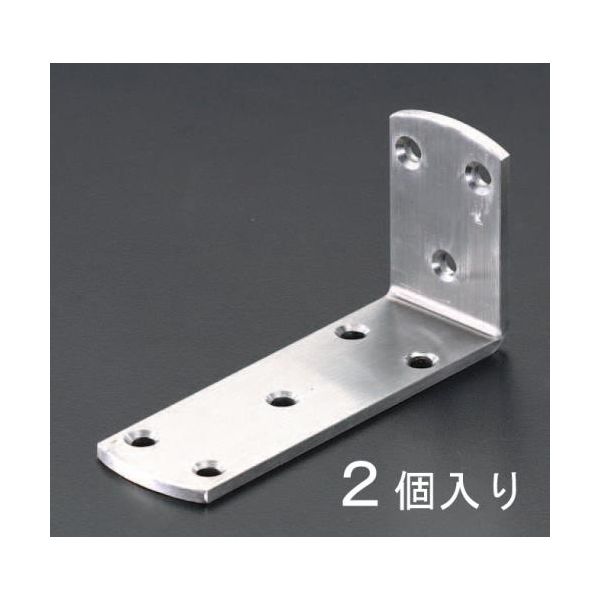 ●材質…ステンレス(SUS304）●仕上…ヘアーライン仕上げ●長さ×長さ…120×65mm●幅…30mm●穴径…4.6mm●穴数…8●付属品…木ねじ●入数…2個類似商品はこちらエスコ EA951ED-30 30x20mm 465円エスコ E...