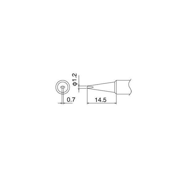 ●EA304HD-50B、50C用●こて先…φ1.2類似商品はこちらエスコ EA304HD-4 φ1．0　こて先 1,290円エスコ EA304HD-5 φ2．0　こて先 850円エスコ EA304HD-8 φ5．0　こて先 1,751円エ...