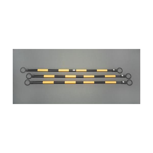 ●材質…ABS樹脂、ポリエチレン●ポール外径…41mm●長さ…1300〜2000mm(伸縮タイプ)●重量…480g●両端リングサイズ…内径：85mm、外径：108mm●ゼブラ間隔…200mm●色…黄/黒●黄色の反射テープが巻かれています。●...