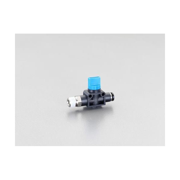 ●使用圧力範囲…0〜0.9MPa●使用温度範囲…0〜60℃（凍結なきこと）●本体材質…樹脂：PBT、　　　　　　　　金属部：黄銅（無電解ニッケルメッキ）●ハンドル材質…POM●使用流体…空気●入力側(取付ねじ)…R1/8”●出力側(チューブ...