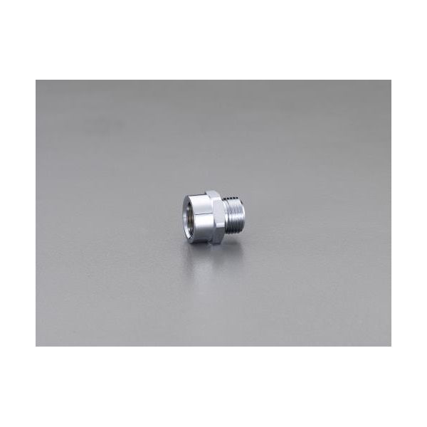 ●ねじ径…一次側(入側)：雄ねじG1/2”　　　　　　　二次側(出側)：雌ねじG1/2”●全長…31mm●材質…黄銅●使用温度…40℃以下●流量…7L/分●雄ねじ側から雌ねじ側への一方通行です。●パッキン付類似商品はこちらエスコ EA469...