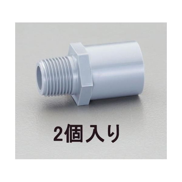 ●材質…硬質塩化ビニール●JIS K 6743●呼び径…25●ねじサイズ…R1”●入数…2個類似商品はこちらエスコ EA471CD-16A ＃16　バルブ158円エスコ EA471CD-50A ＃50　バルブ733円エスコ EA471CD-...