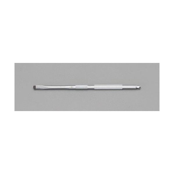 ●クロムメッキ仕上げ●刃幅…5.5mm●刃厚…0.8mm●軸長…100mm●全長…180mm●重量…33g●マグネット付き●適合ドライバー…EA723PB-11、-12EA723PB-21、-22EA550CA-100類似商品はこちらエスコ...