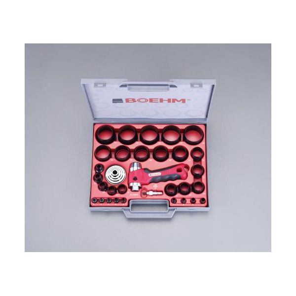 ●＜セット内容＞…ポンチ×29個、衝撃吸収式打撃ハンドル(EA576F-510)×1個、チャック(EA576F-511)×1個、センターピン×1個●ハンドル(EA576F-510)●チャック(EA576F-511)●センターピン●ポンチサイ...