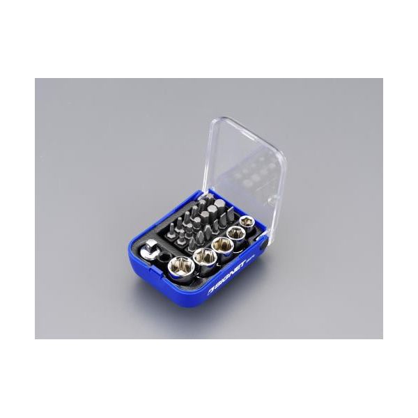 ●セット内容25点●差込角…1/4”●ビット六角軸…1/4”●ソケット(6角)…8・10・12・13・14mm●(＋)ビット…#1・#2・#3●(−)ビット…4×0.8・5.5×1・6.5×1.2mm●Hexビット…3・4・5・6・7・8m...