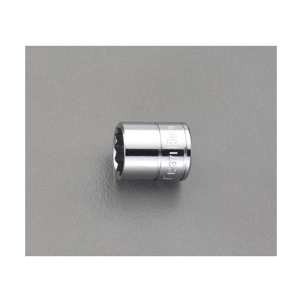 ●差込角…3/8”●対辺…12mm●全長…25mm●ソケット先端部外径…17mm●ソケット差込部外径…17mm●ソケット深さ…8.0mm●12ポイントソケット●ボルト・ナットを傷めにくい面接触タイプ。●ミラー仕上げ●各部サイズ…●全長(L；...