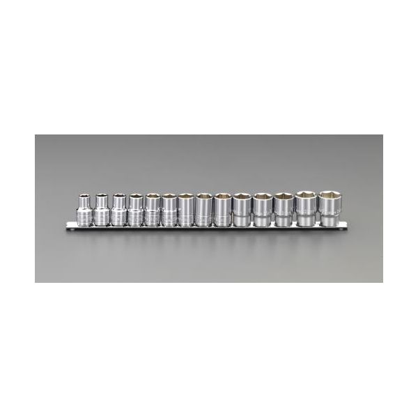 ●差込角…1/2”●対辺(mm)…10・11・12・13・14・15・16・17・18・19・20・21・22・24mm(14個組)●外径…15〜32mm●全長…38〜40mm●ボルト・ナットを傷めにくい面接触タイプ●6ポイントソケット●ミ...