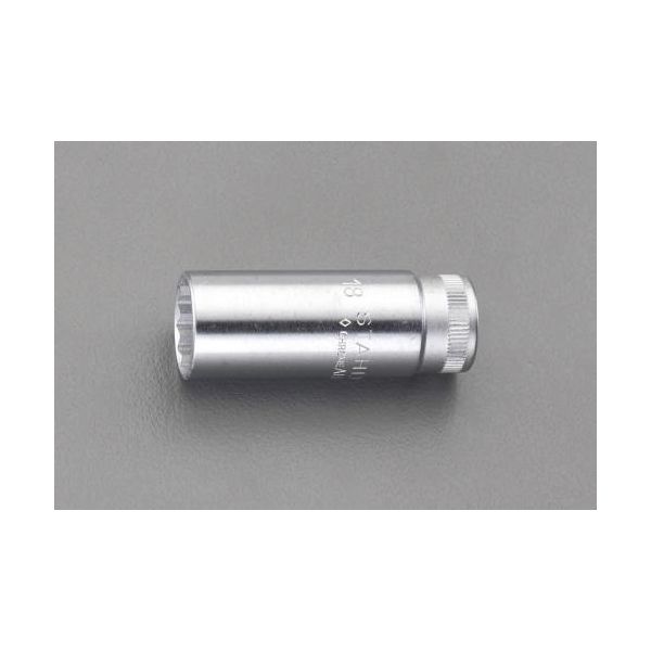 ●差込角…3/8”●対辺…8mm●全長(L;mm)…54●クロムメッキ仕上げ●ソケット部外径(d1；mm)…11.7●12ポイント●差込部外径(d2；mm)…16.5●ソケット奥内径(d3；mm)…7●ボルト接触部内面奥行き(t1；mm)…...