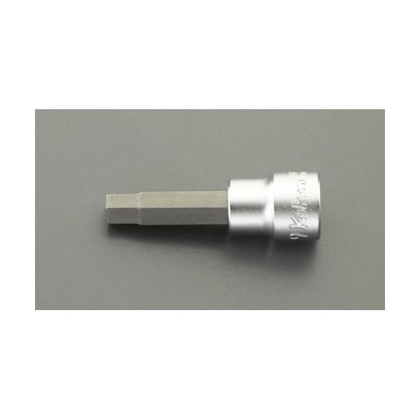 ●材質…クロムモリブデン鋼●差込角…9.5mm (3/8”)●先端形状…六角形●対辺…14mm●軸長（ビットの長さ）…11.4mm●外径(D)…20mm●全長(L)…38mm●重量…78g類似商品はこちらエスコ EA618BS-8 3/8s...