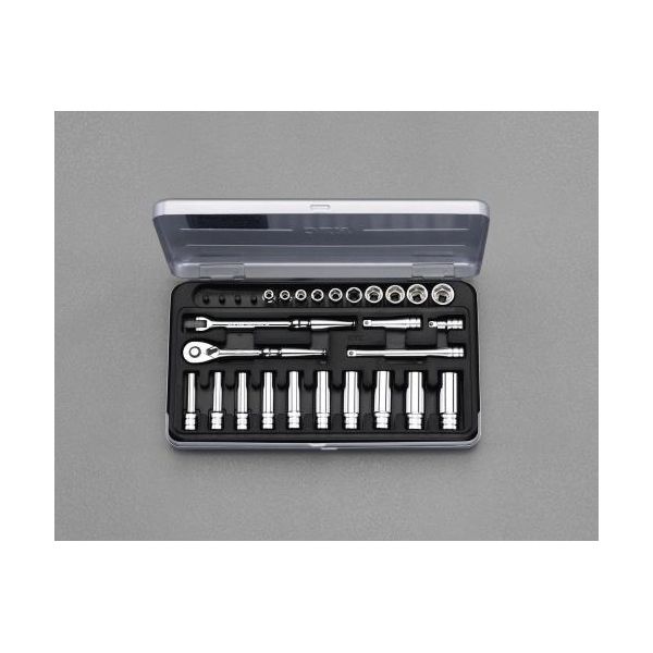 ●差込角…1/4”●ソケット（六角）…5・5.5・6・7・8・10・11・12・13・14mm●ディープソケット（六角）…5・5.5・6・7・8・10・11・12・13・14mm●ラチェットハンドル…125mm●スピンナハンドル…150mm...