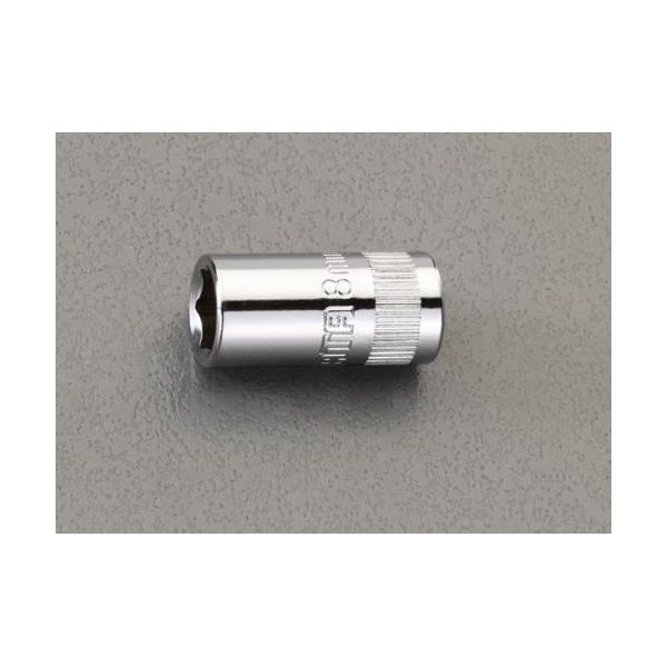 ●差込角…1/4”●対辺…8mm●外径…11.8mm●全長…24.5mm●6ポイント●材質…クロムバナジウム鋼類似商品はこちらエスコ EA687AS-108 1／4sqx　302円エスコ EA687AS-4 1／4sqx　4m269円エスコ...
