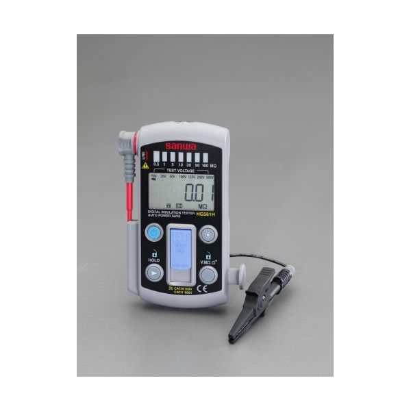 ●直流、交流電圧…600V（自動判別）●定格電圧…15V/25V/50V/100V/125V/250V/500V●定格抵抗…15V/25V/50V：9.99MΩ/21.0MΩ100V/125V/250V/500V：9.99MΩ/99.9MΩ...