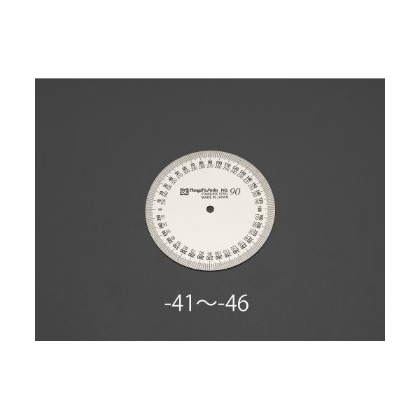 ●最小目盛…1°●直径…150mm●最大測定角度.…360°●材質…ステンレス●治具・機械等に取り付けて角度測定に使用類似商品はこちらエスコ EA720WS-41 90mm　プロト3,411円エスコ EA720WS-42 120mm　プロ5...