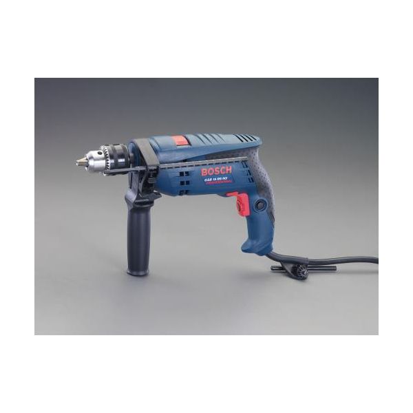 ●電源…AC100V・750W●チャック能力…φ1.5〜13mm●回転数…0〜3250rpm●打撃数…0〜47000回/分●能力…コンクリート：φ16mm、鉄工：φ13mm、木工：φ30mm●二重絶縁、電子無段変速、正逆転●2モード切替(回...