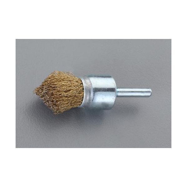 ●材質…鉄、真鍮メッキ●最大回転数…20000rpm●外径…20mm●軸径…6mm●毛丈…30mm●全長…85mm●線径…0.3mm●重量…45g類似商品はこちらエスコ EA819BM-122 16mm／6m453円エスコ EA819BM-...
