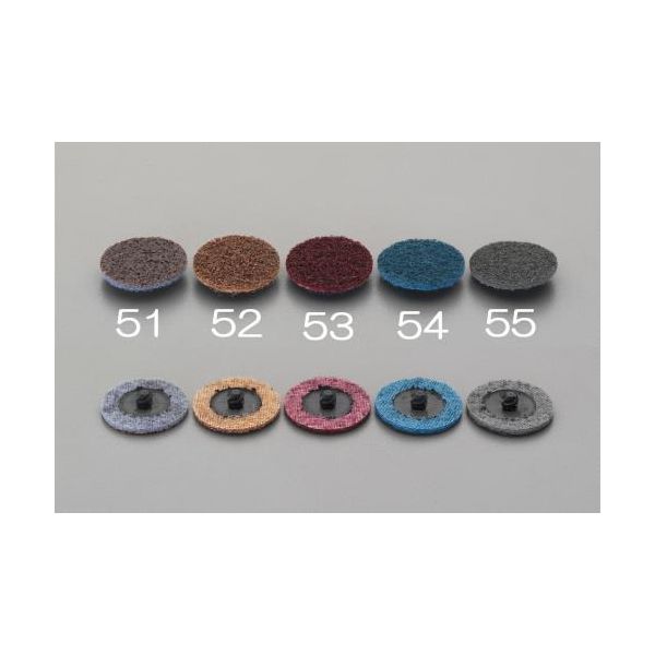 ●粒度…＃180●カラー…赤●直径…50mm●最大回転数…25000rpm●砥粒…酸化アルミニウム●用途…塗膜・酸化被膜剥離などに。●EA819MJ-200、-210（ラバーホルダーパッド）で使用して下さい。●不織布タイプのため研削の用途で...