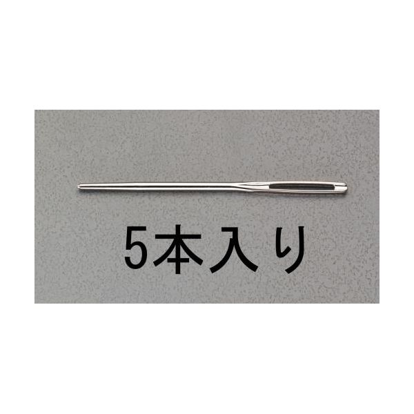 ●サイズ・・・2.6×70mm●紐通し穴サイズ…1.6×17.0mm●重量…2.08g(1本あたり)●入数…5本●ストレートタイプ類似商品はこちらエスコ EA916JE-22 2．64x70m6,319円エスコ EA916JE-31 2．3...