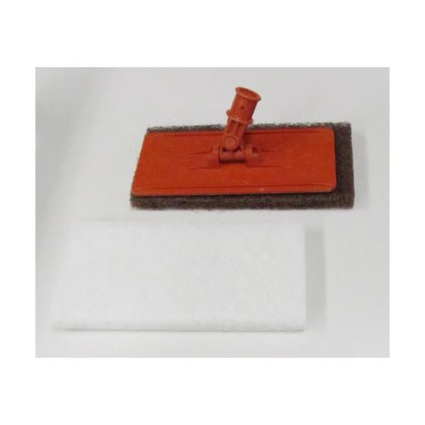 ●サイズ…95×227mm●重量…200g●材質…ABS樹脂●付属品…パッド(白、茶)×各1枚●用途…床のすみや幅木、壁面、ガラス面などのクリーニングに●ダスターハンドルを付けて使用する立ち作業用のホルダーです。●ホルダーは360度の自在継...