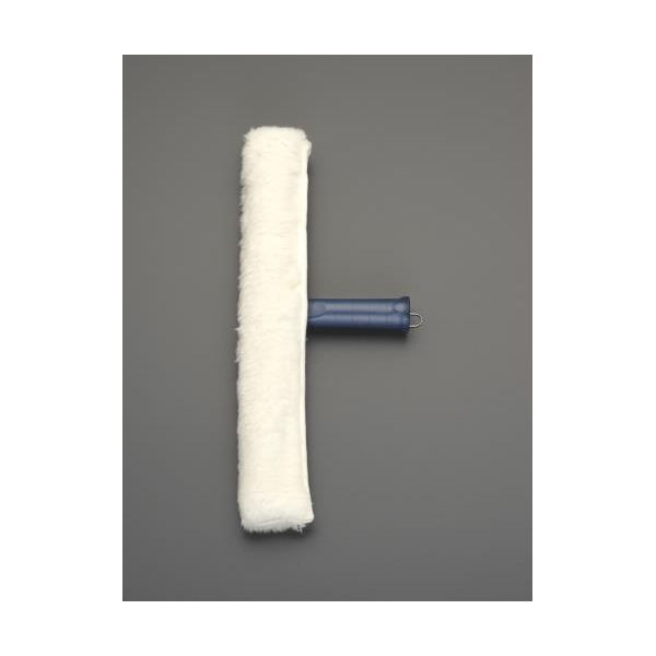 ●幅…400mm●全長…150mm●重量…220g●材質…グリップ：ナイロン、ポール：アルミパイプ、　　　　　　起毛材：アクリル●ガラス専用タイプです。微細な起毛布でガラス表面に水や洗剤の希釈液をムラなく広げられます。●塩ビ不使用●EA92...
