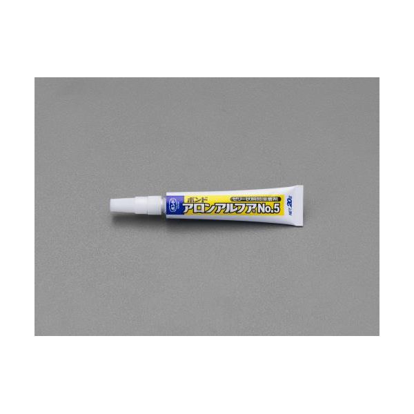 ●商品名…アロンアルフア　プロ用NO.5●内容量…20g●色…無色透明●成分…シアノアクリレート●総重量…34g●使用温度範囲…常温●ゼリー状でたれず、しみこまない瞬間接着剤です。●プラスチック、金属、合成ゴム、木材、陶磁器に。●可使時間…...