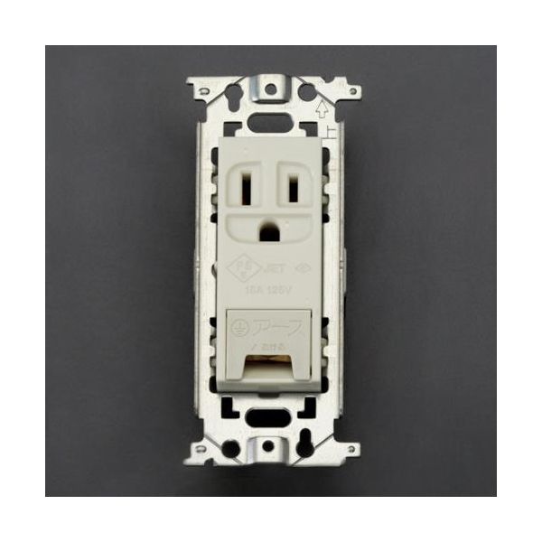 ●定格容量…15A 125V●差込み口…1個●サイズ（コンセント部）…48×110×29.1(D)mm●フルカラー3個用プレート適合●アースターミナル付●結線方式…電線・接地：速結式ねじなし端子構造、アースターミナル：押締端子式●適用電線…...
