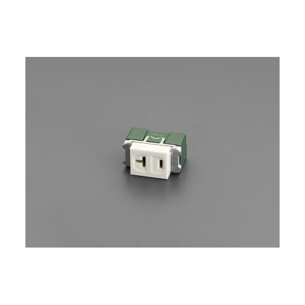 ●定格容量…20A 125V●差込み口…1個●サイズ…44×22.7×33(D)mm●送り端子なし●フルカラー1個用プレート適合●15A/20A兼用タイプ●適用電線…φ2、2.6mm　Cu単線専用●速結式ねじなし端子式類似商品はこちらエスコ...