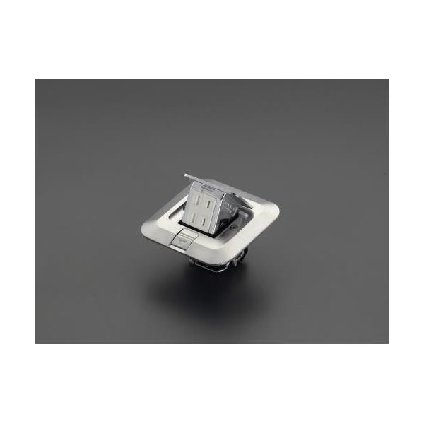●定格容量…15A 125V●差込口…接地付2P×1個●適用電線…VVFφ1.6、2mm銅単線専用●サイズ…110×110×62.6（D）mm●取付サイズ…φ70〜90mm（深さ：0〜35mm）●中浅アウトレット対応●安全扉付●送り端子付類...