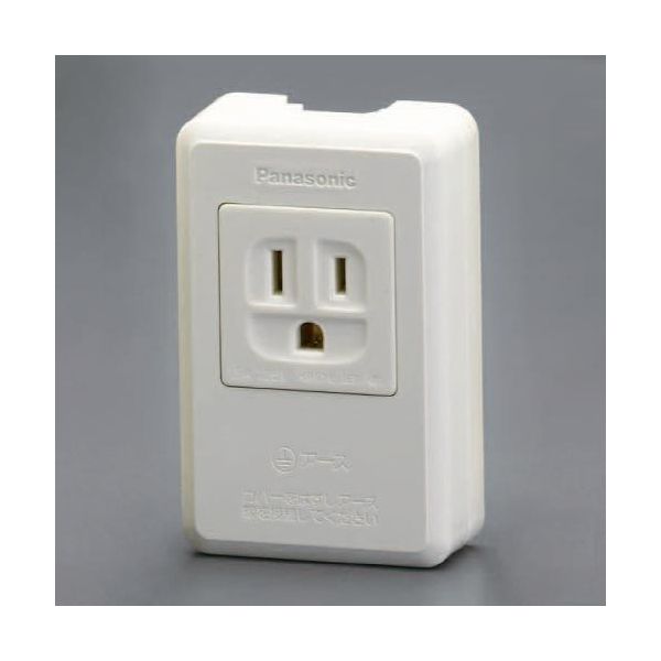 ●定格容量…15A 125V●差込口数…1個●サイズ…55(W)×23(D)×85(H)mm●露出アースターミナル付●2P●押締端子●送りなし●適用電線…φ1.6mm、φ2mm類似商品はこちらエスコ EA940CG-103 125V／151...