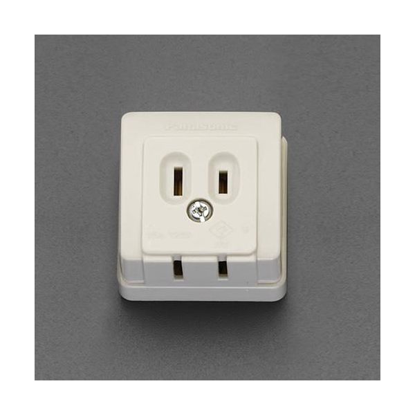 ●定格容量…15A 125V●差込口…2個●L型2個口コンセント●サイズ…48×48×30(D)mm●適用電線…φ1.6mm、φ2mm●巻線端子式類似商品はこちらエスコ EA940CG-123 125V／15509円エスコ EA940CG-...