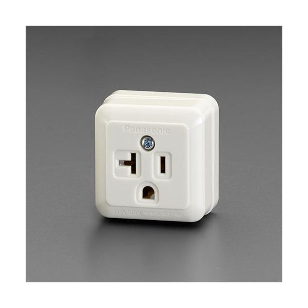 ●定格容量…20A 125V●仕様…接地角型コンセント●サイズ…120(W)×60(D)×32(t)mm●重量…55g●接地2P●15A・20A兼用●適用電線…φ1.6mm、φ2mm●巻締端子式類似商品はこちらエスコ EA940CG-131...