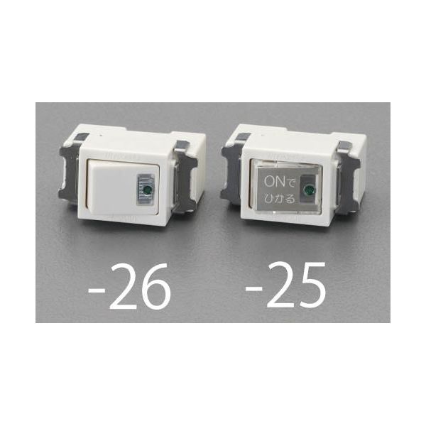 ●サイズ…44.6×22.7×34(D)mm●定格…15A 100V(3線式)●速結ねじなし端子構造●片切●ML端子●表示付●ONにするとライトが光ります。●RoHS対応類似商品はこちらエスコ EA940CN-26 100V／15A1,06...