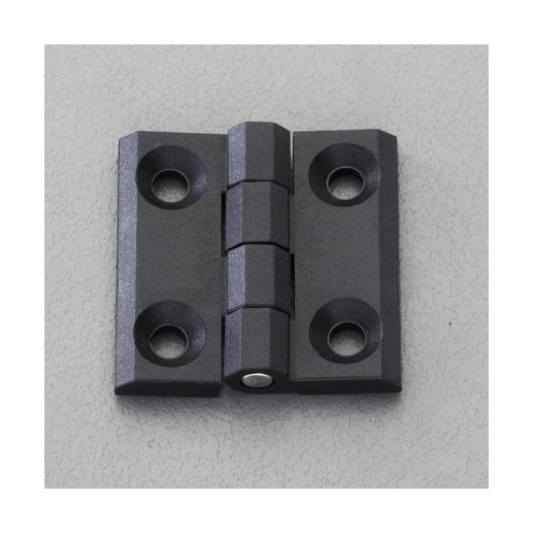 ●材質…　本体：ナイロン30％グラスファイバー強化　ピン：ステンレス●サイズ(長さ×幅)…40×40mm●厚み…9mm●ねじサイズ…M5●穴径…5mm●穴数…4●重量…14g●取付ねじ無し類似商品はこちらエスコ EA951CY-640 40...