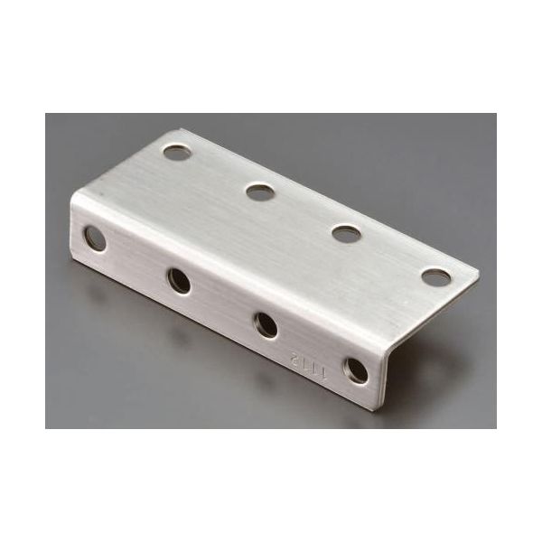 ●材質…ステンレス(SUS304)●厚み…2mm●穴径…6.2mm●サイズ…L：90mm、W1：19mm、W2：38mm●穴数…8●重量…約131g（1個あたり）●入数…1個●取付ねじ無し類似商品はこちらエスコ EA951EA-96A 19...