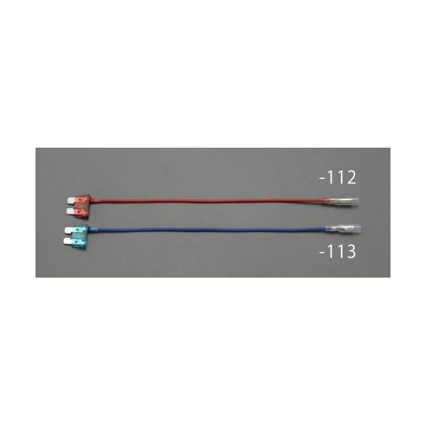 ●全長…235mm●ヒューズサイズ…19×19mm●ギボシ端子付●定格電流…ヒューズ：10Aコード：5A●色…赤●入数…10本類似商品はこちらエスコ EA758ZS-113 EA758ZS2,788円エスコ EA758ZS-124 EA75...