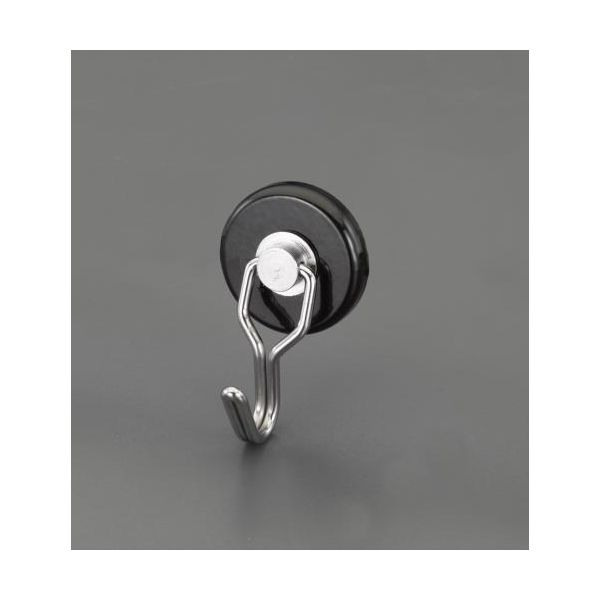 ●材質…本体：スチールフック：スチールマグネット：ネオジウム磁石（N35）●サイズ…φ38×13mm●耐荷重…30kg●重量…70g●口幅…15mm●流通している磁石の中で最高の磁気特性を持ち、機械的強度に優れるネオジウム磁石使用●フック部...