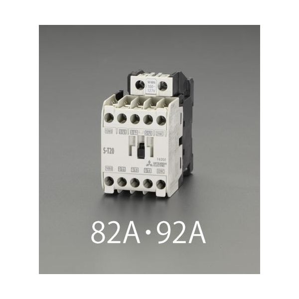 ●交流操作型●補助接点…1a●DINレール取付け●サイズ…36×82×75(H)mm●主接点定格…200V 2.2kW●コイル電圧…100V●標準形類似商品はこちらエスコ EA940MW-91A EA940MW3,586円エスコ EA940...