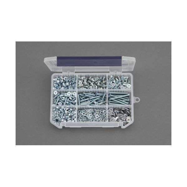 【商品説明】<セット内容>：サイズ（M5×8（100）M5×10（90）M5×15（60）M5×20（50）M5×30（30）M5×50（20）M5ナット（150）M5ワッシャー（250）スプリングワッシャー（250）材質：鉄(...
