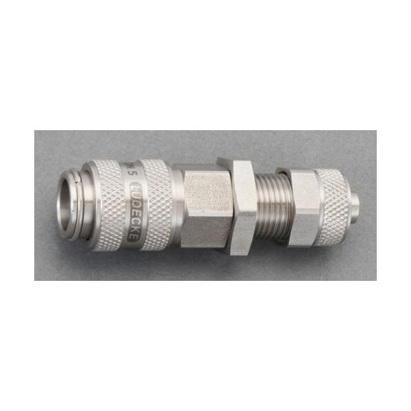 ●最高使用圧力…3.5MPa●材質…ステンレス●オーリング(FKM)●ダブルシャットオフバルブ●ワンプッシュ式●衛生が要求される場所での圧縮空気の使用(クリーンルーム等)●適合ホース…4×6mm●サイズ(mm)…G：M10×1S：18類似商...