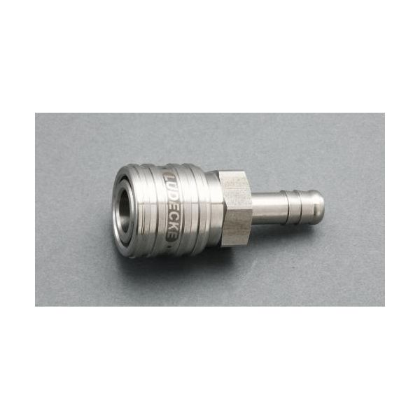 ●最高使用圧力…3.5MPa●材質…ステンレス●オーリング（FKM）●全長…56mm●ダブルシャットオフバルブ●衛生が要求される場所での圧縮空気の使用（クリーンルーム等）●タケノコ径…10mm類似商品はこちら エスコEA140GT-206 ...