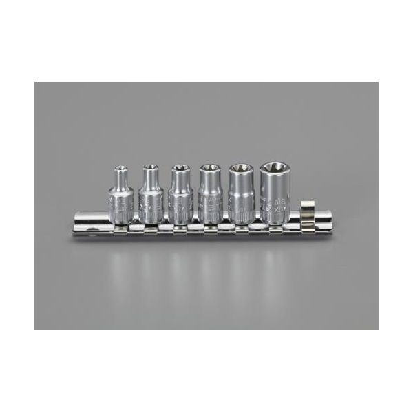 ●差込角…1/4”●全長…23mm●サイズ…E4・E5・E6・E7・E8・E10●6個組類似商品はこちらエスコ EA617XH-4 1/4sqxE4T2,398円エスコ EA617XH-10 1/4sqxE12,622円エスコ EA617X...