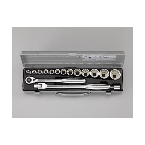 ●〈セット内容〉…16点セット●差込角…1/2”●ソケット(12角)…8・10・11・12・13・14・17・19・22・24・27・30・32mm●ラチェットハンドル…240mm●スピンナーハンドル…300mm●エクステンションバー…15...