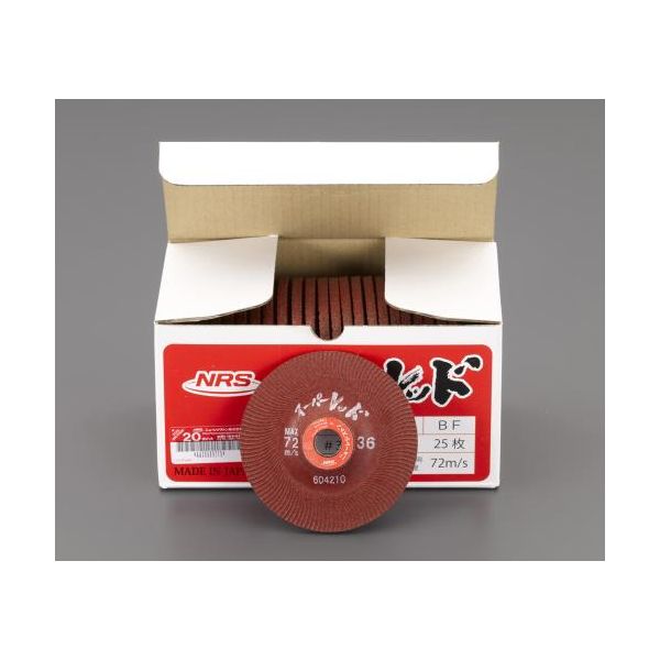 ●サイズ…φ105×6×15mm穴●一般鋼、高張力鋼、ステンレス鋼、アルミ用●最大回転数…13100rpm●粒度…#36●入数…25枚●・研削時の衝撃を吸収し低振動。・耳障りな高音の研削音を抑えた低騒音。・取替え頻度も少なくなり、トータルコ...