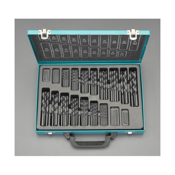 ●セット内容…1.0・1.5・2.0・2.5・3.0・3.5・4.0・4.5・5.0・5.5・6.0・6.5・7.0・7.5・8.0mm：各10本8.5・9.0・9.5・10.0mm：各5本●入数…170本●材質…HSS(ハイス)●サイズ(...