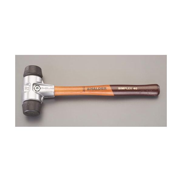 ●全重量(g)…405●頭径(φmm)…40●全長(mm)…330●材質…頭：合成ゴム、柄：木製、ホルダー：アルミ鋳物●ヘッド交換方法…ホルダー部分のインヘックスネジを外すとホルダーが2つに分かれるので、新しいヘッドと交換して組立て直してく...